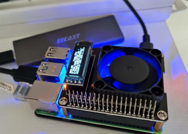 Cooling HAT with OLED – Narok.io